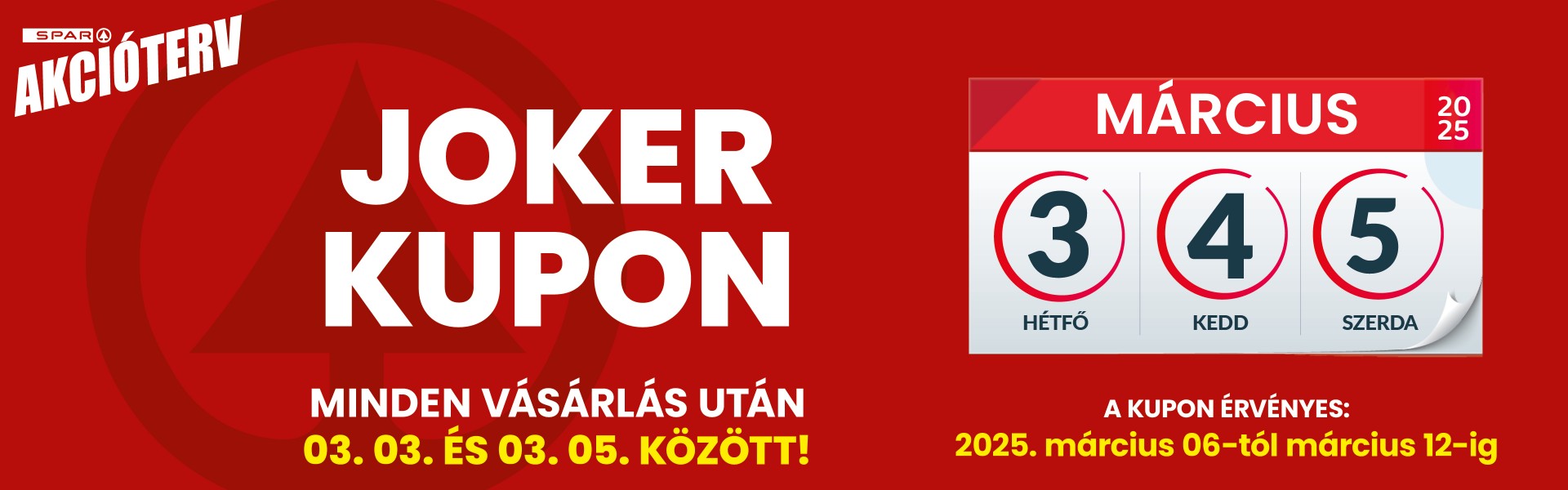 SPAR Akcióterv