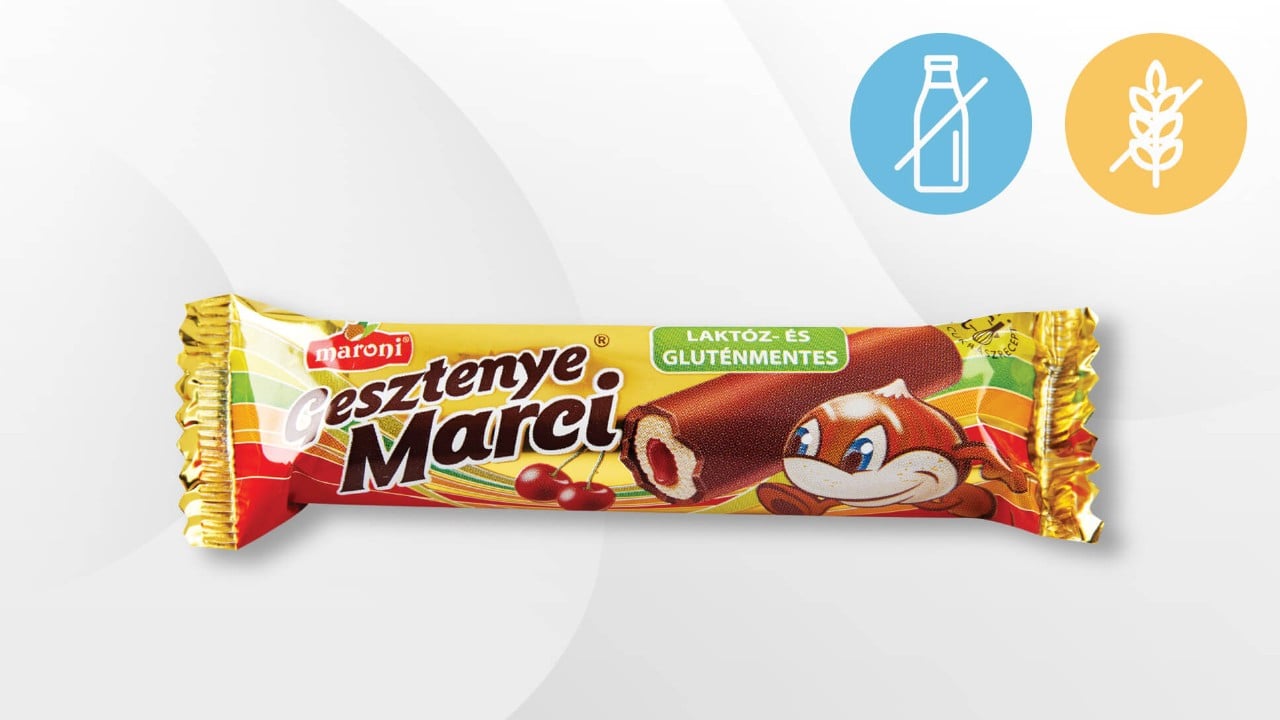 Maroni meggyes gesztenyerúd