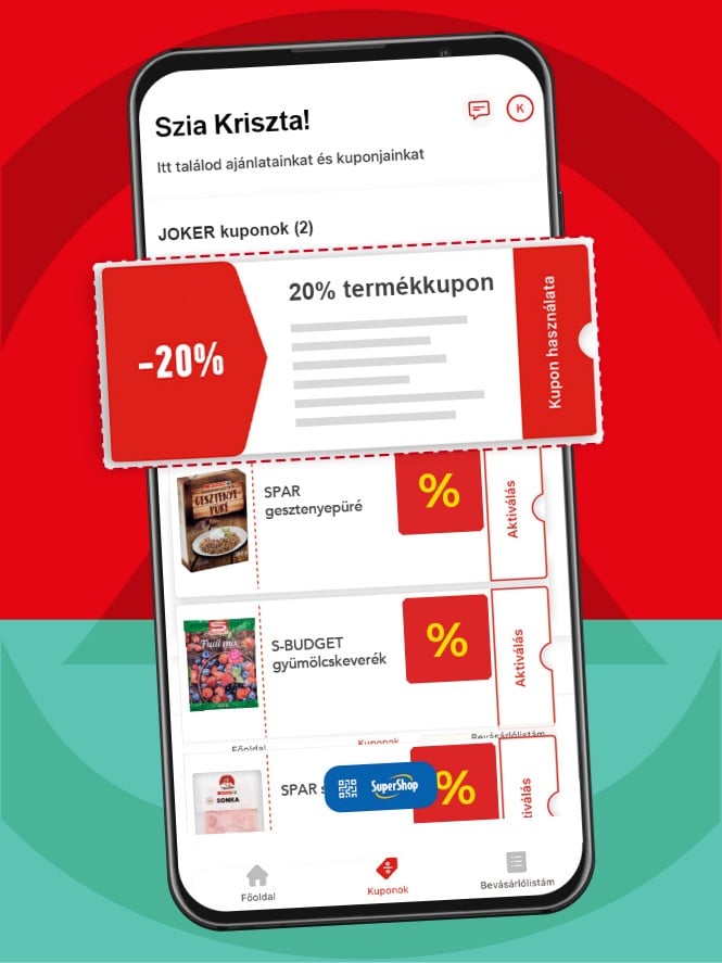 20%-os MySPAR termékkupon