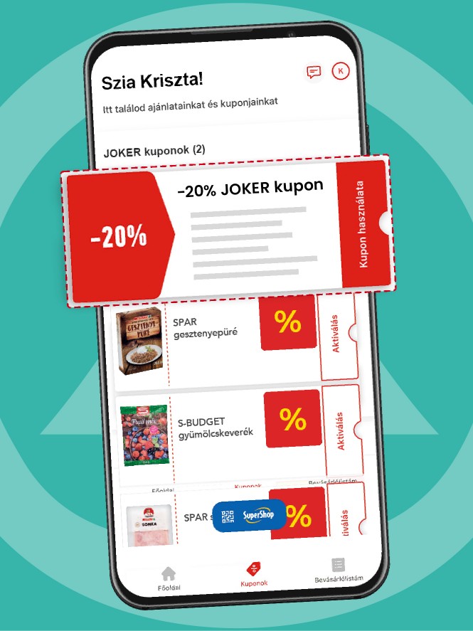 20%-os MySPAR termékkupon